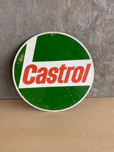 Genuine Garage Dealership showroom Petrol station Castrol Sign art ...