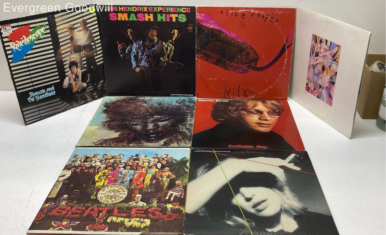 8x Mixed Lot of Vintage Rock Vinyl Albums | eBay