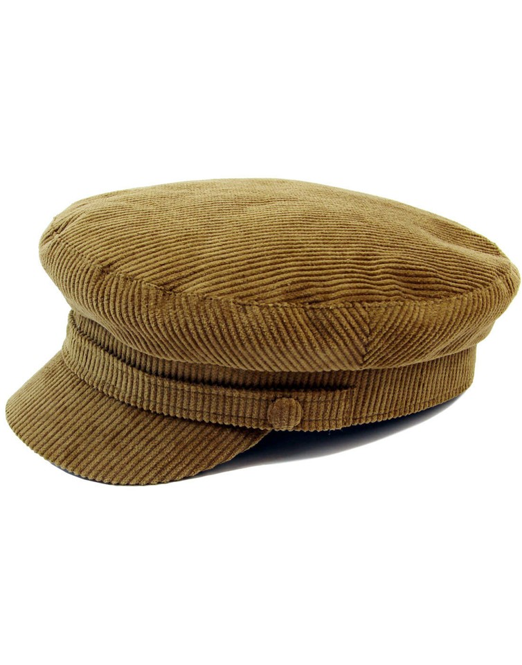 NEW RETRO MOD 60s 90s CORD Corduroy BEATLE HAT / CAP John Lennon ...