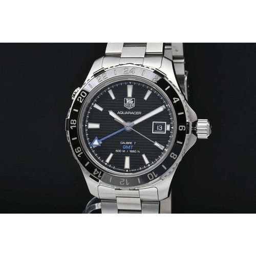 TAG Heuer WAK211A.BA0830 Aquaracer 500M Caliber 7 GMT Y098 from Japan ...