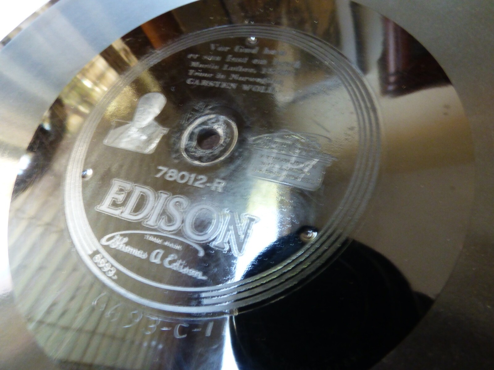 Antique 1912-1921 Edison Diamond Record Thick Disc Phonograph 78012 ...