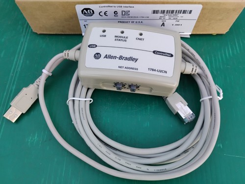 Allen Bradley 1784-U2CN Series A 10ft/2ft USB-to-ControlNet Adapter ...