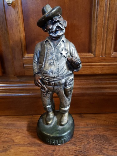 Antique/Vintage E Borman Chalk/Plaster Cowboy Figurine/Statue-1947-THE ...