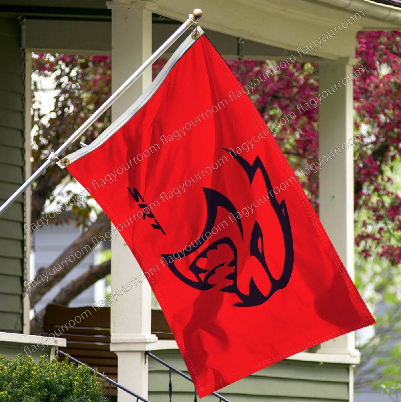 Dodge SRT 3x5 FT Banner Flag HellCat Racing Automotive Garage Mechanic ...