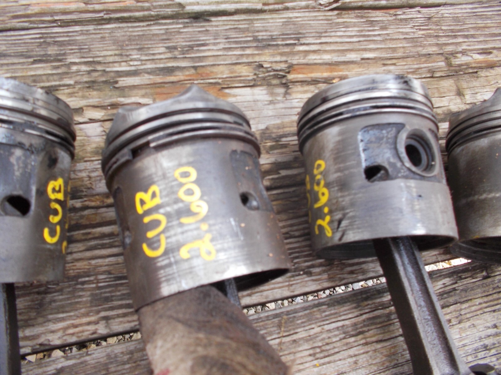 IHC Farmall Cub IH tractor engine motor (4) MORE POWER pistons piston ...