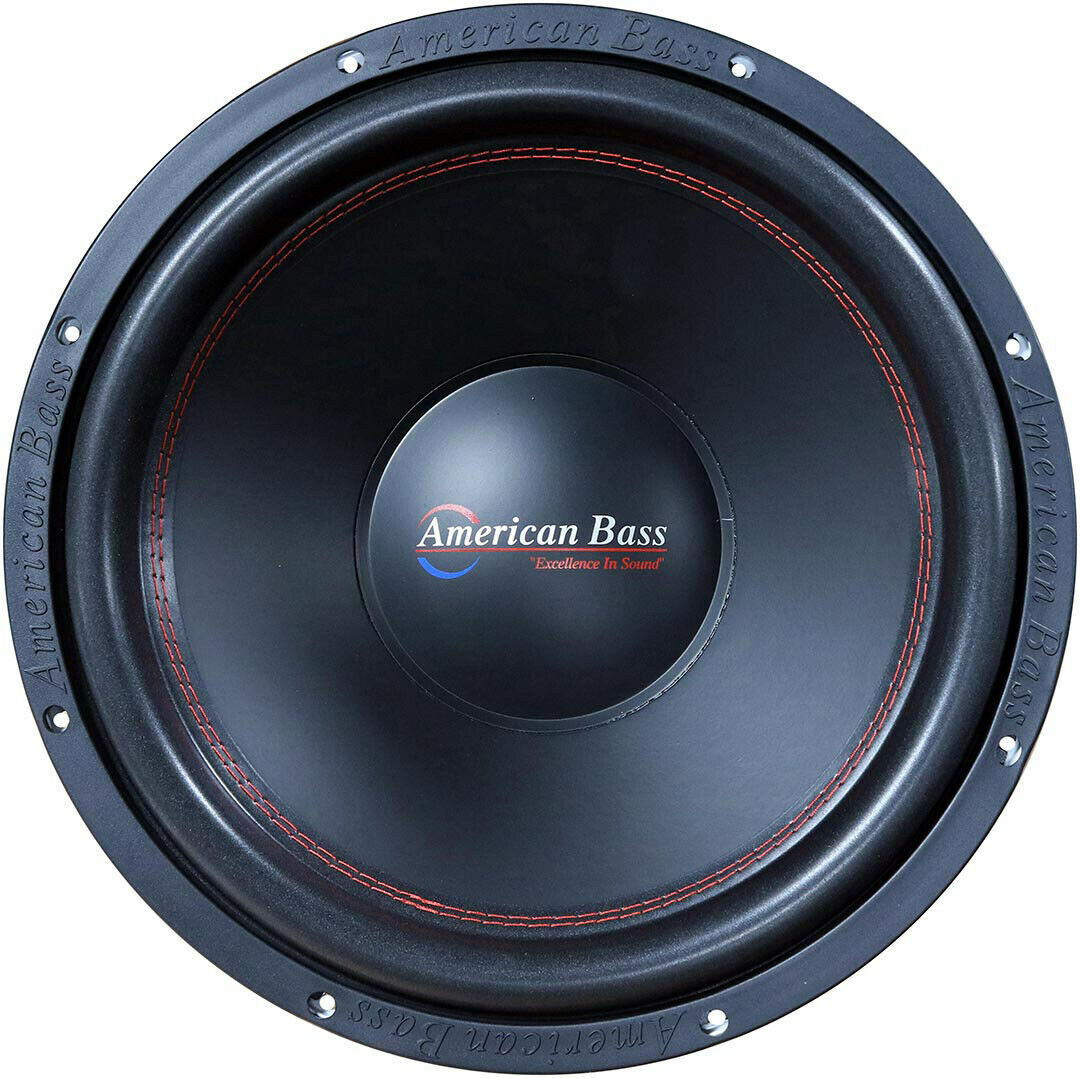 American Bass 15" 2000W Subwoofer Dual 2 Ohm Voice Coil White XD Series ...