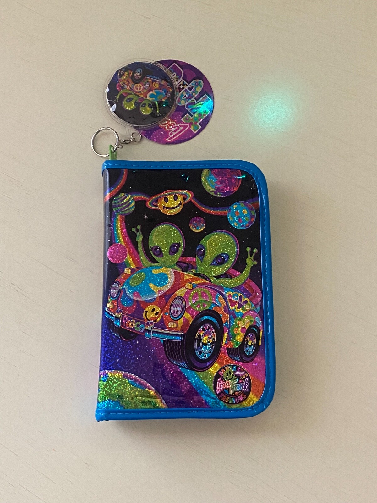 Vintage Lisa Frank Zoomer Zorbit Aliens Prism Purple Planner With ...