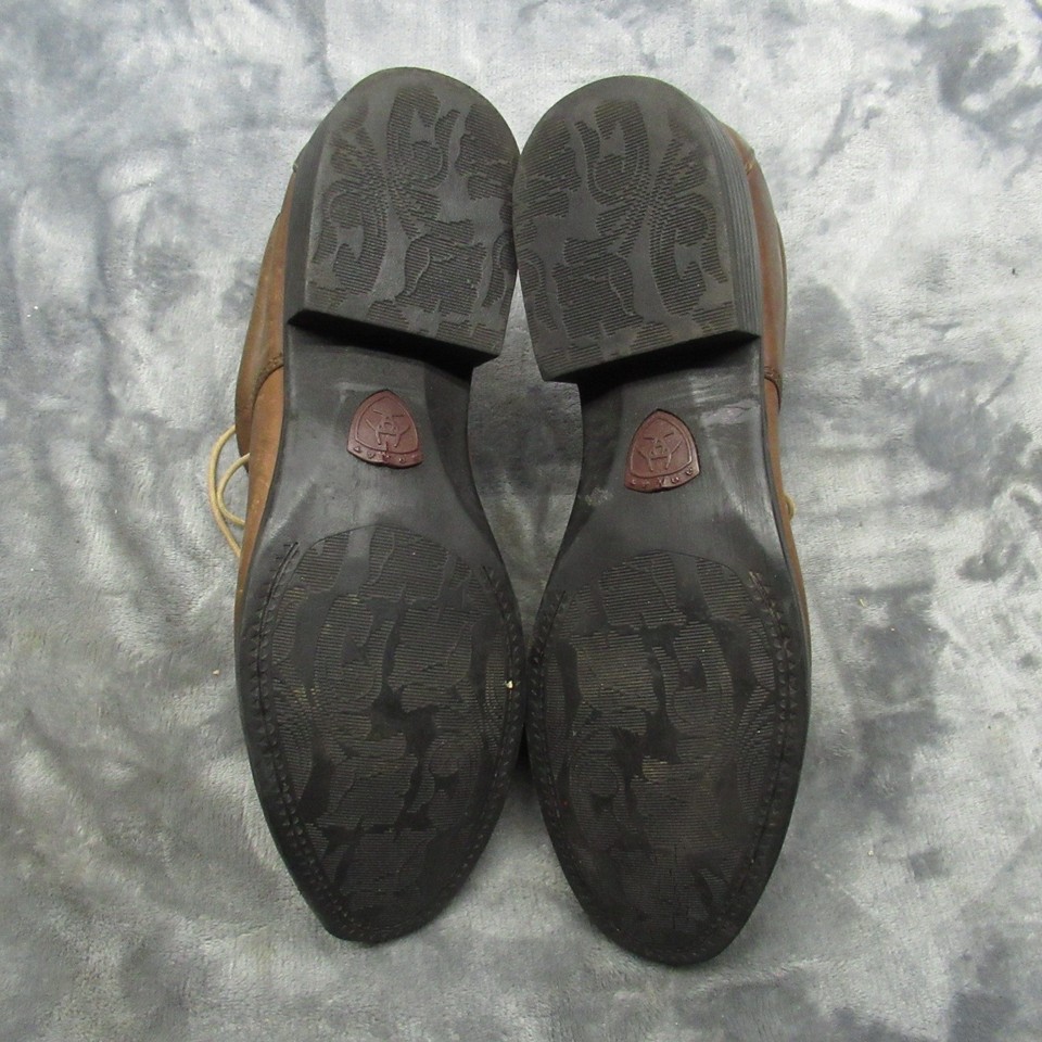 Ariat Womens 11B Lacer Boots Brown Leather Heritage Lace Up Ankle ...