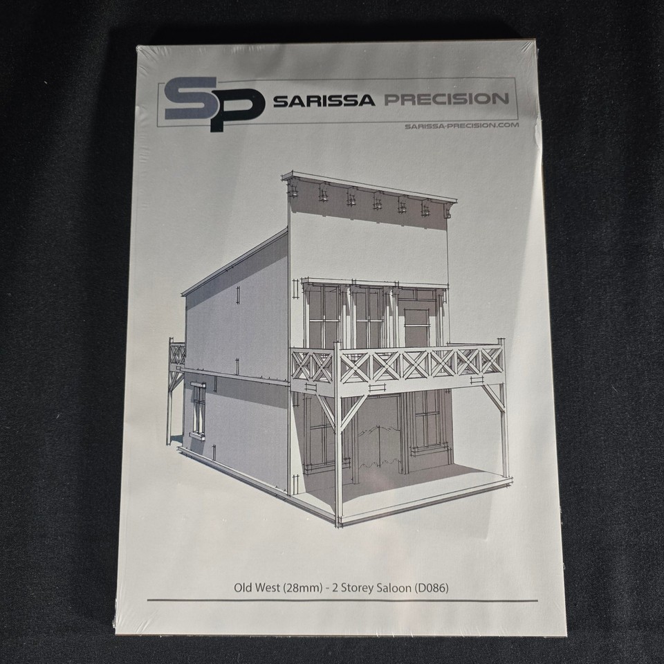 Sarissa Precision 28mm Old West 2 Story Saloon -NEW | eBay