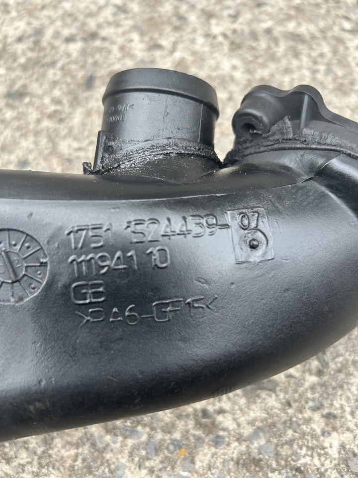 MINI R52 R53 Cooper S Throttle Air Intake Supercharger Charge Pipe ...