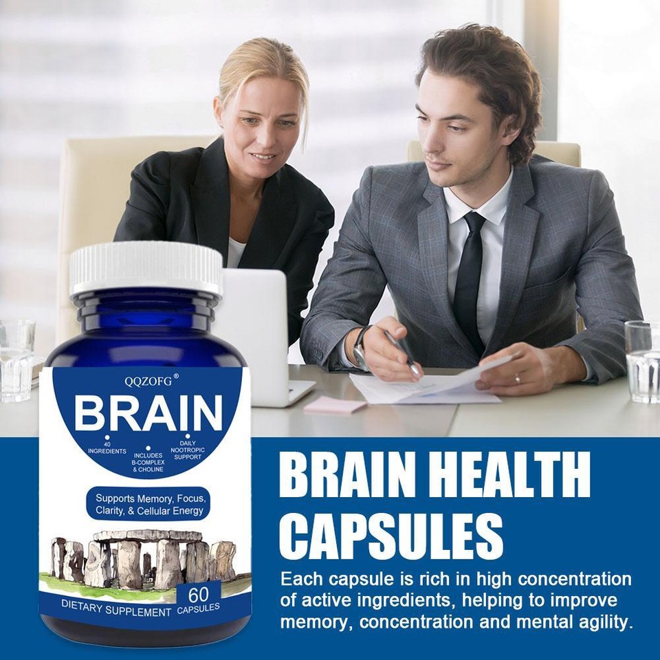 Dynamic Brain Supplement For Enhanced Memory and Focus 60 Caps Stone ...