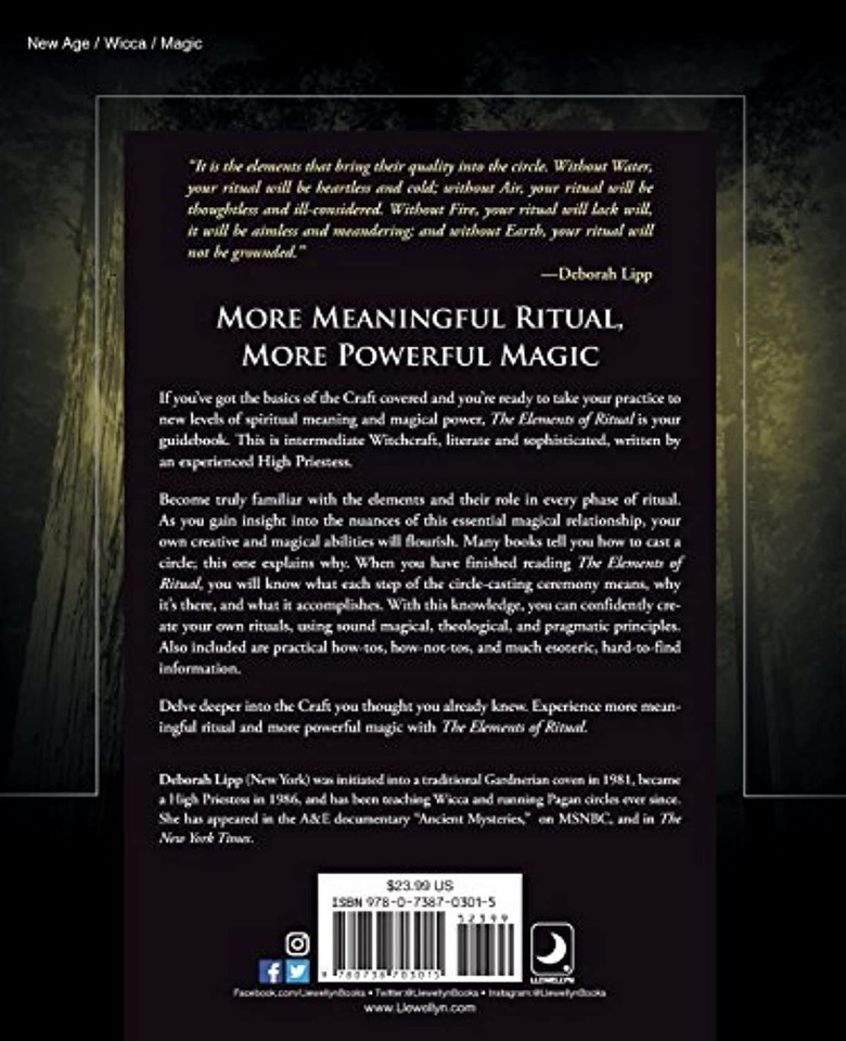 The Elements of Ritual: Air, Fire, Water & Earth in the Wiccan Circle ...