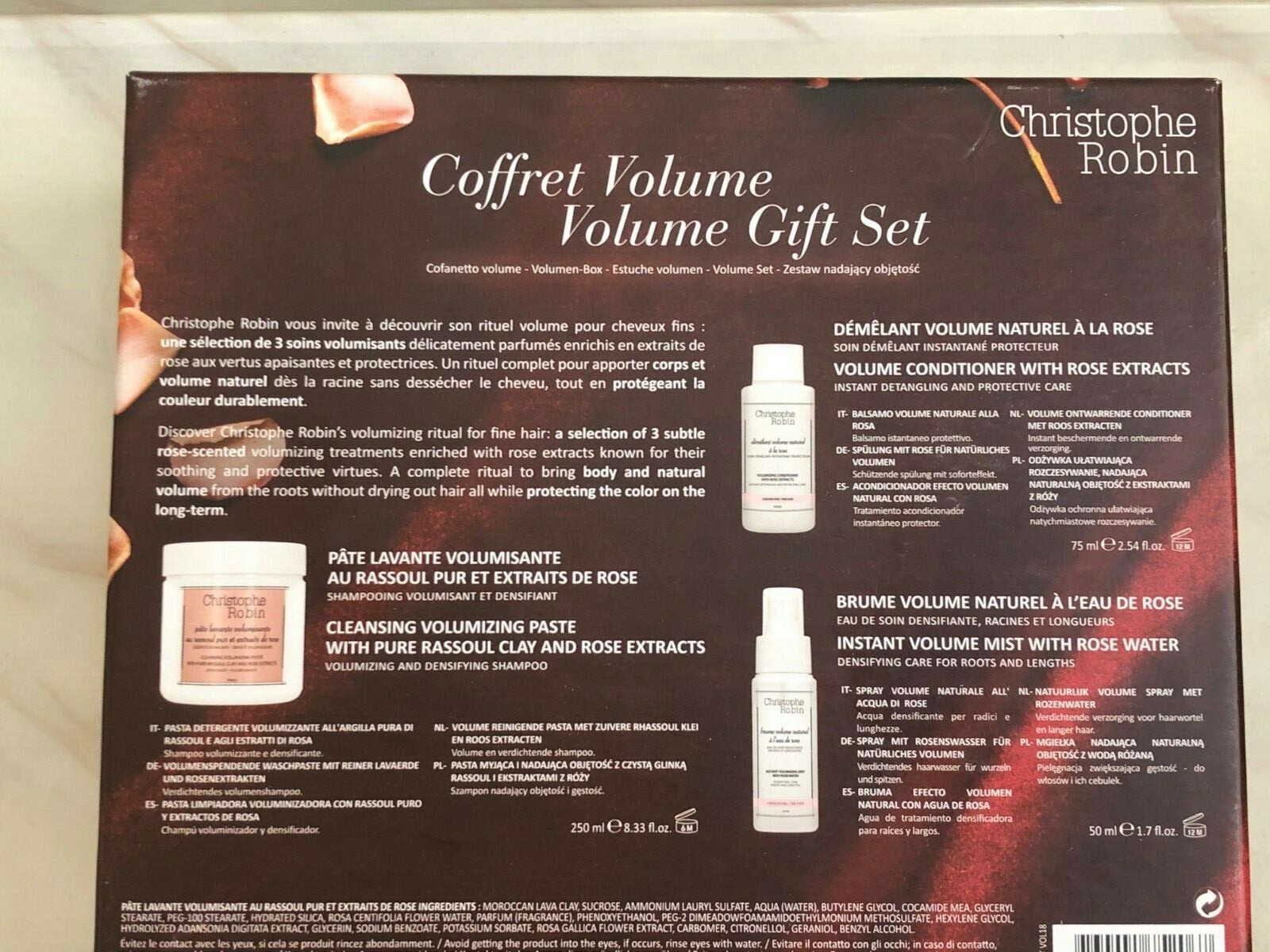 CHRISTOPHE ROBIN Volumizing Gift Set New In Box | eBay
