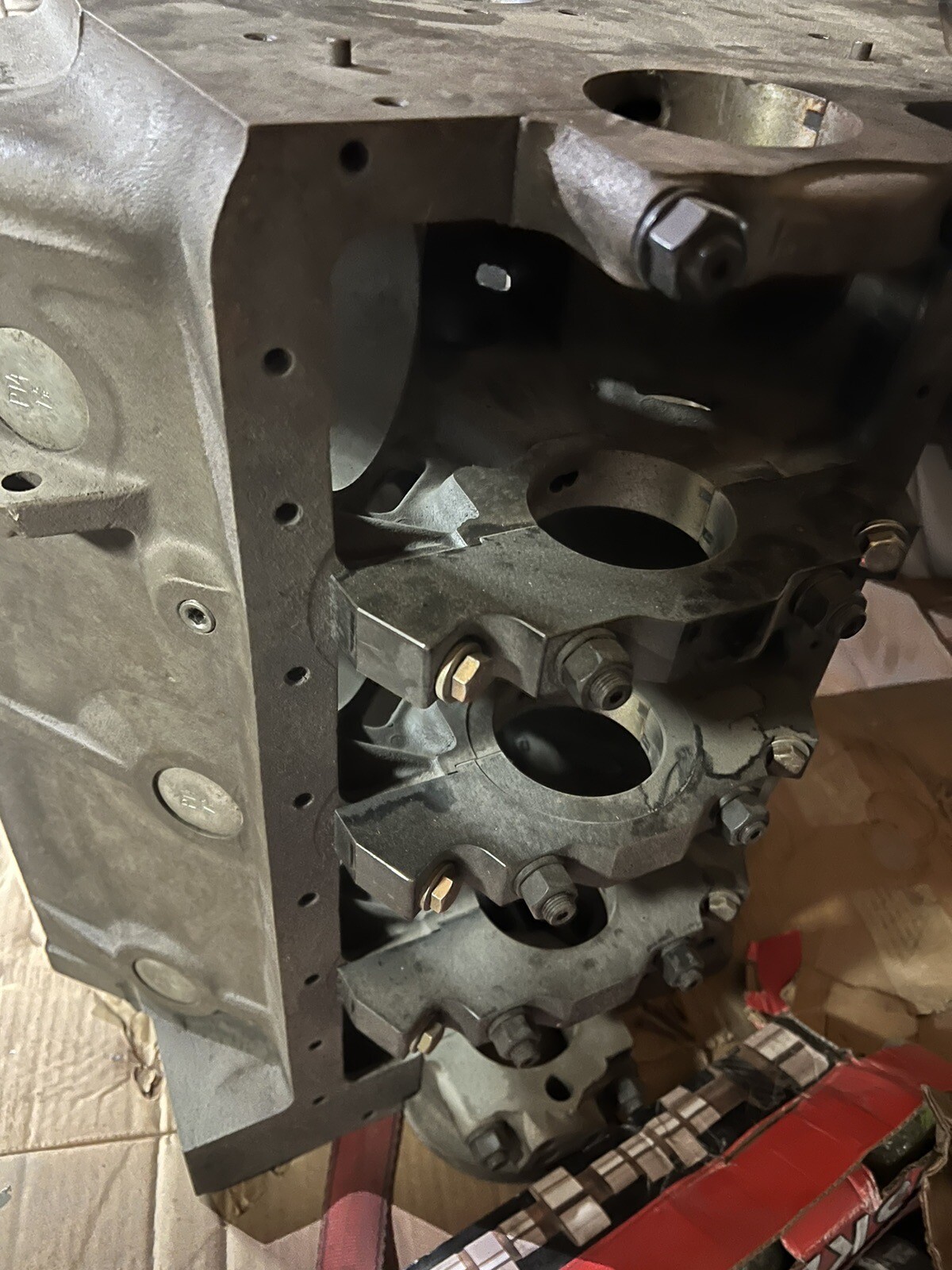 392 Early Hemi Engine Block Ready for Final Hone and Assembly 4 Bolt ...