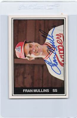 1982 Edmonton Trappers TCMA #9 Fran Mullins Signed Auto *J5823 | eBay