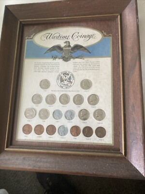 Wartime Coinage Framed Set of 20 US Coins 1942 - 1945 | eBay
