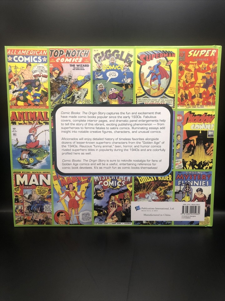 Comic Books The Orgin Story Hardcover Book History Artwork Artists | eBay