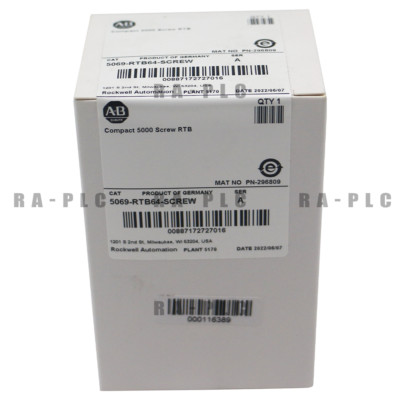 New Allen-Bradley 5069-RTB64-SCREW 5069 Compact I/O Power terminal RTB ...