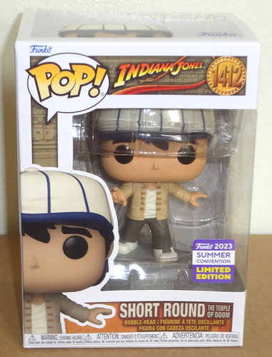 2023 FUNKO POP #1412 SHORT ROUND FIGURE KE HUY QUAN INDIANA JONES ...