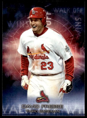 2016 Topps #WOW-5 David Freese Walk Off Wins St. Louis Cardinals ...