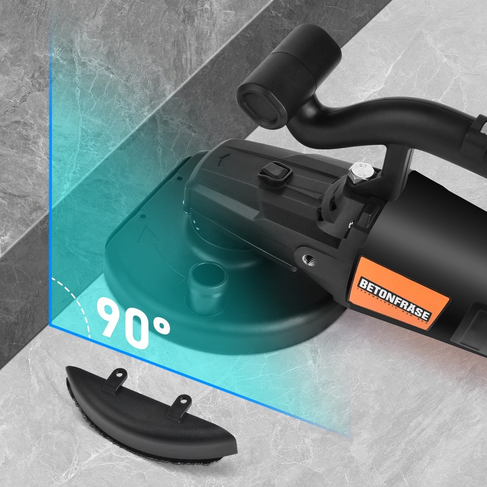 3800W Concrete Floor Grinder Hand Push Ground Polishing Machine w/ Dust ...