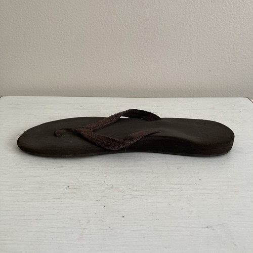 REEF Brown Flip Flop Thong Sandals Braided Straps Size 9 Comfortable ...