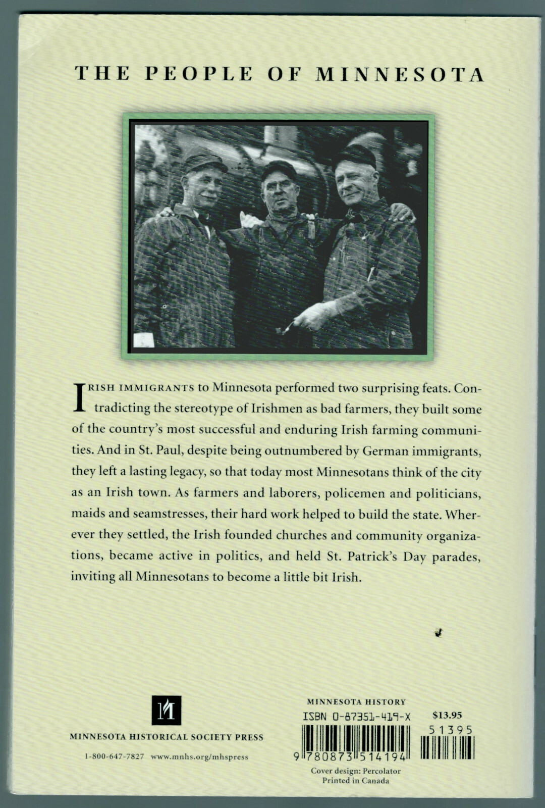 Irish in Minnesota: The People of Minnesota by Ann Regan | eBay