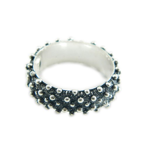 Wedding Ring Sarda Filigree Sardinia Band 2 Row Turns Silver 925 ...