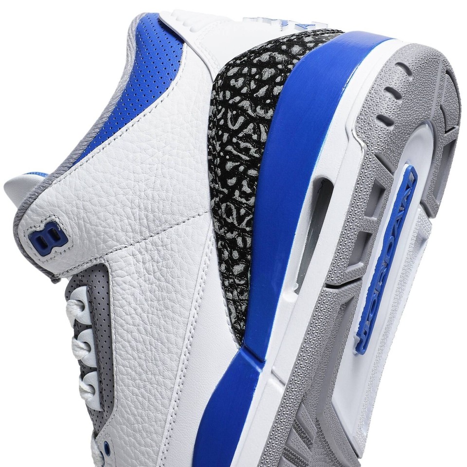 Air Jordan Air Jordan 3 Retro 'Racer Blue' CT8532-145 Men's Shoes | eBay