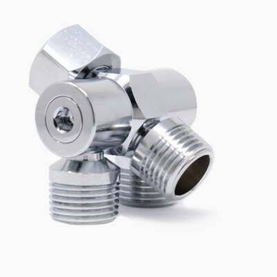 IonFaucet Shower EZ Polished Chrome Diverter For Shower Filter Devices ...