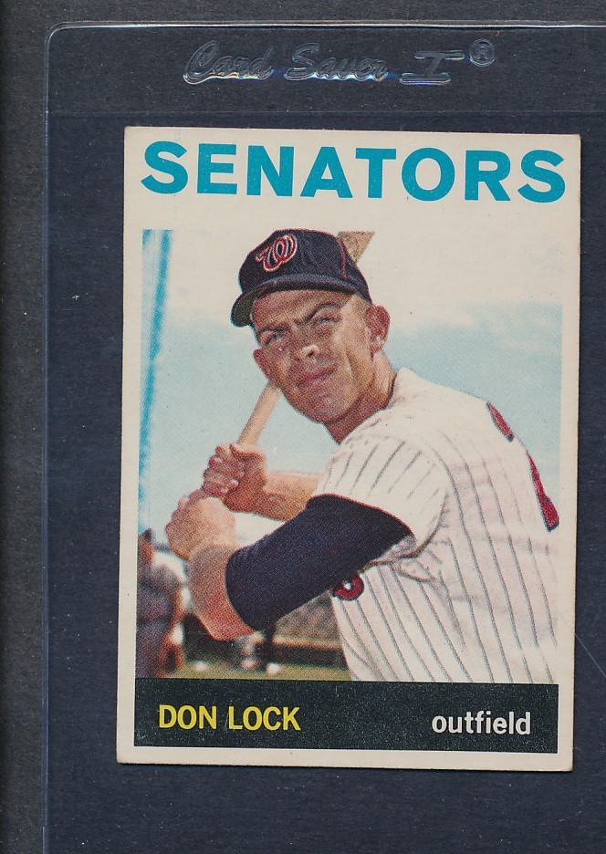 1964 Topps #114 Don Lock Senators VG/EX *4459 | eBay