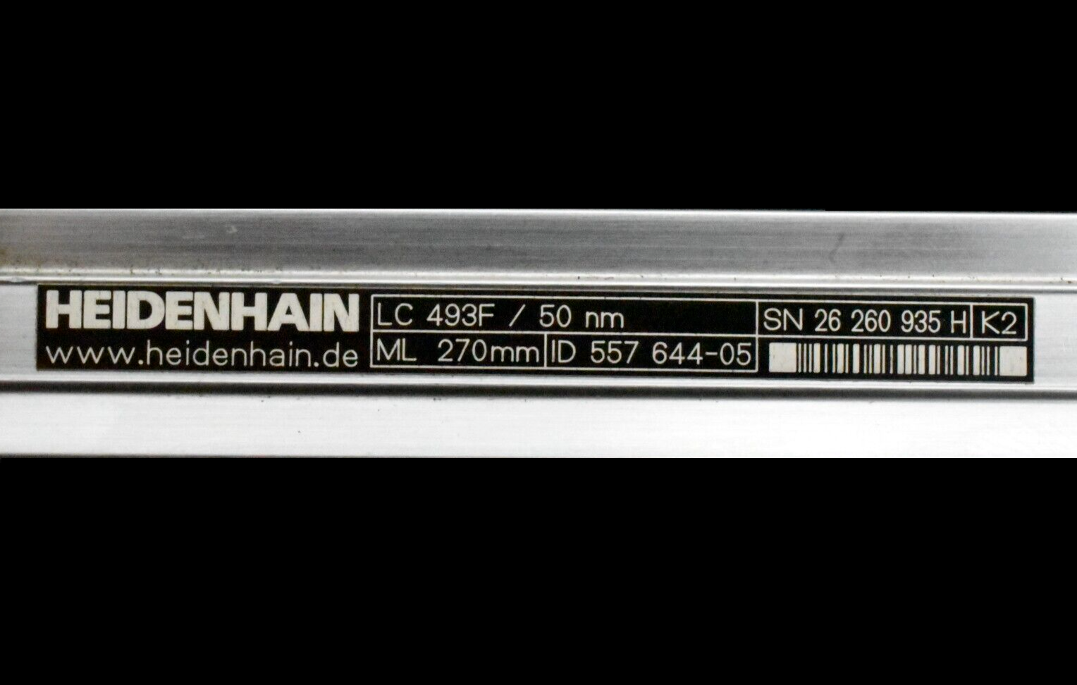 Heidenhain LC 493F / 50nm ML 270mm (577 644-05) AE LC 4x3 Linear Scale ...