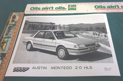 1984 ? AUSTIN MONTEGO 2.0 HLS Original Factory Press Photo | eBay Australia
