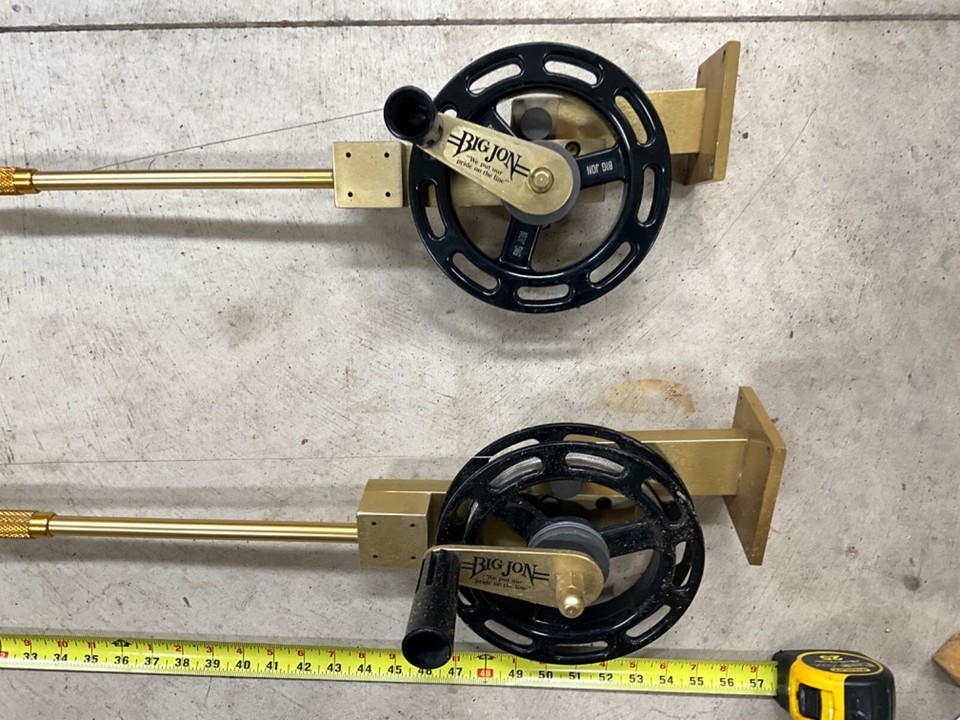 Big Jon Manual Downriggers (2) - Gold Edition - Used, very nice shape | eBay