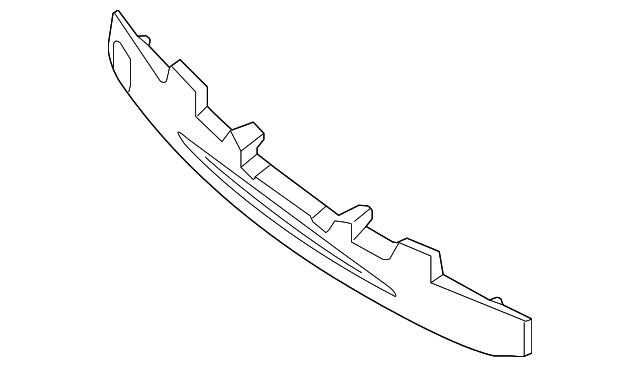 Nissan OEM 10-12 Altima Bumper-bumper Foam Impact Absorber 62090ZX00A ...