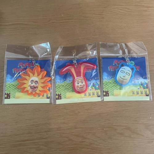 Popee the performer Popee Kedamono Puppy Face mascot Keychian set Rare ...