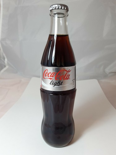 Coca-Cola light Glass Full Bottle Paper label Switzerland - 2011 new ...