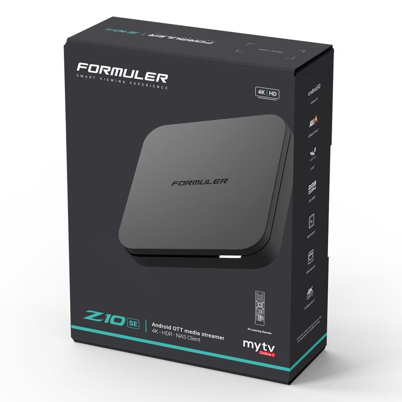 Formuler Z10 SE 4K UHD Android 10.0 IP Receiver Dual WiFi, LAN ...