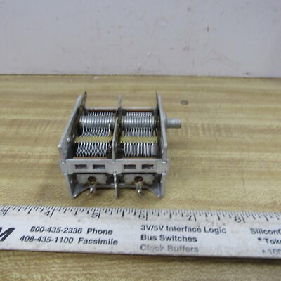 VARIABLE CAPACITOR DUAL 450 pF 13 to 452 pF HAM RADIO | eBay