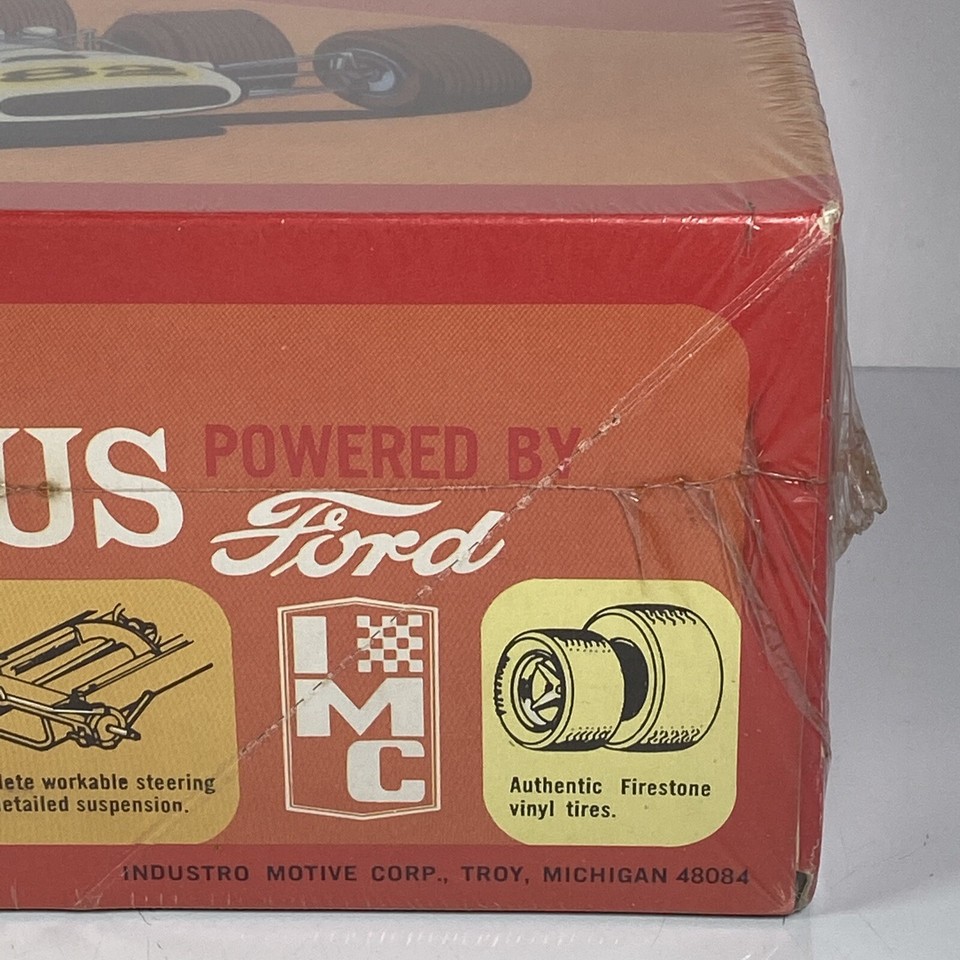 ORIGINAL IMC STP SPECIAL LOTUS FORD INDY MODEL KIT 1/25 Scale Sealed ...