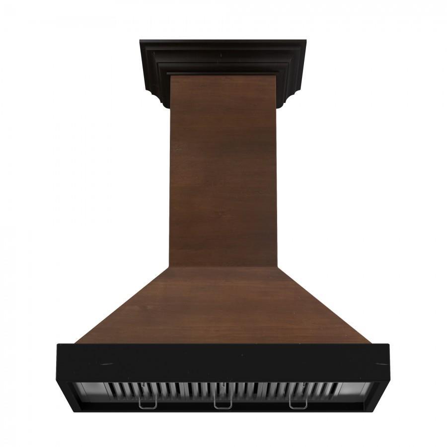 ZLINE 30" NEW DESIGNER WALL RANGE HOOD 2 TONE SOLID WOOD KBAR-30 ...