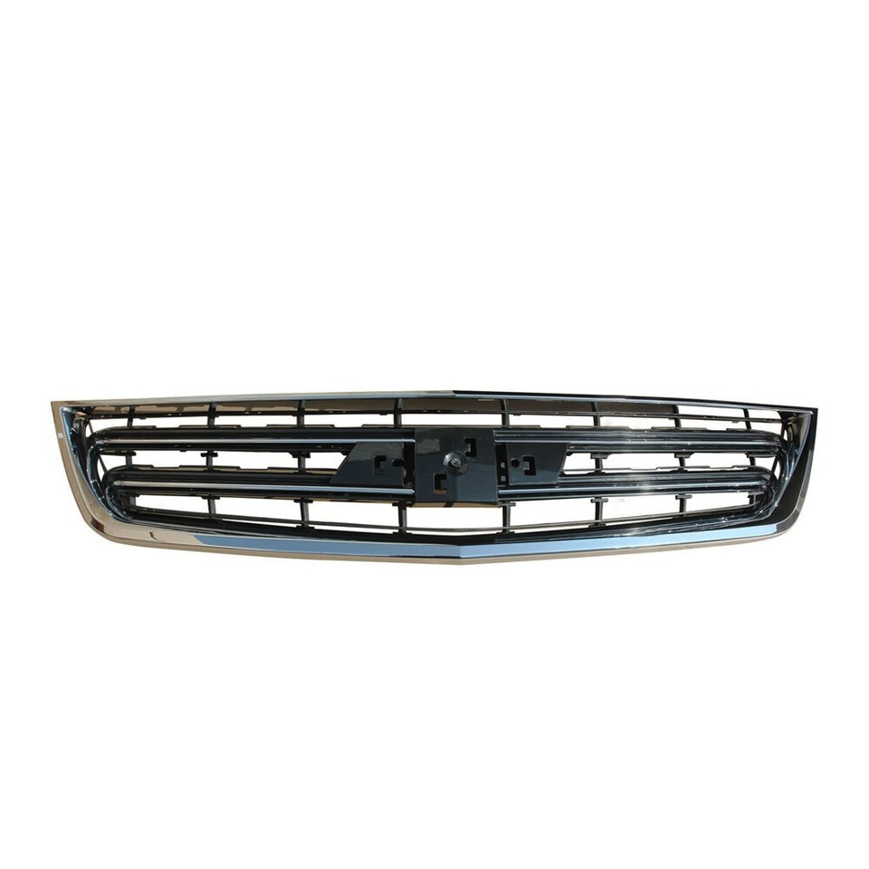 For Chevrolet Impala 2014-2020 Front Bumper Upper Grille Chrome Black ...
