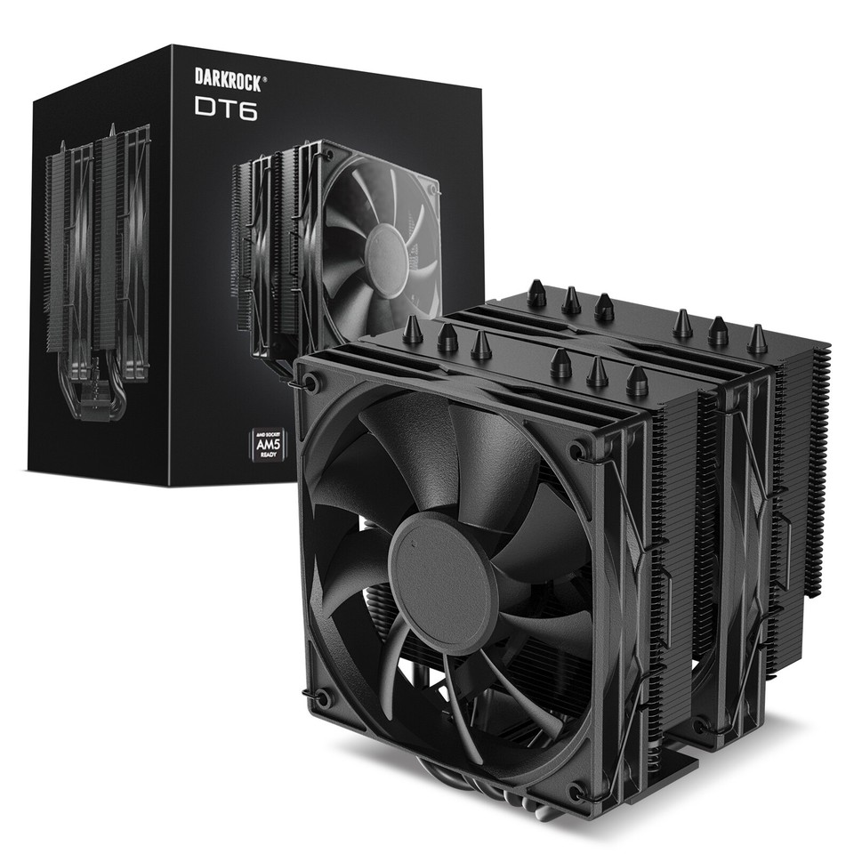 DARKROCK DT6 Dual Towers CPU Air Cooler for Intel LGA 1851/1700 & AMD ...