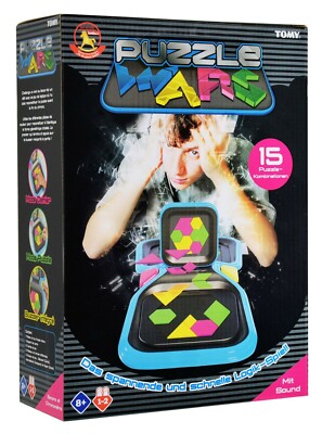 TOMY Puzzle Wars 1 to 2 Player Electronic Puzzle Game With Sounds ...