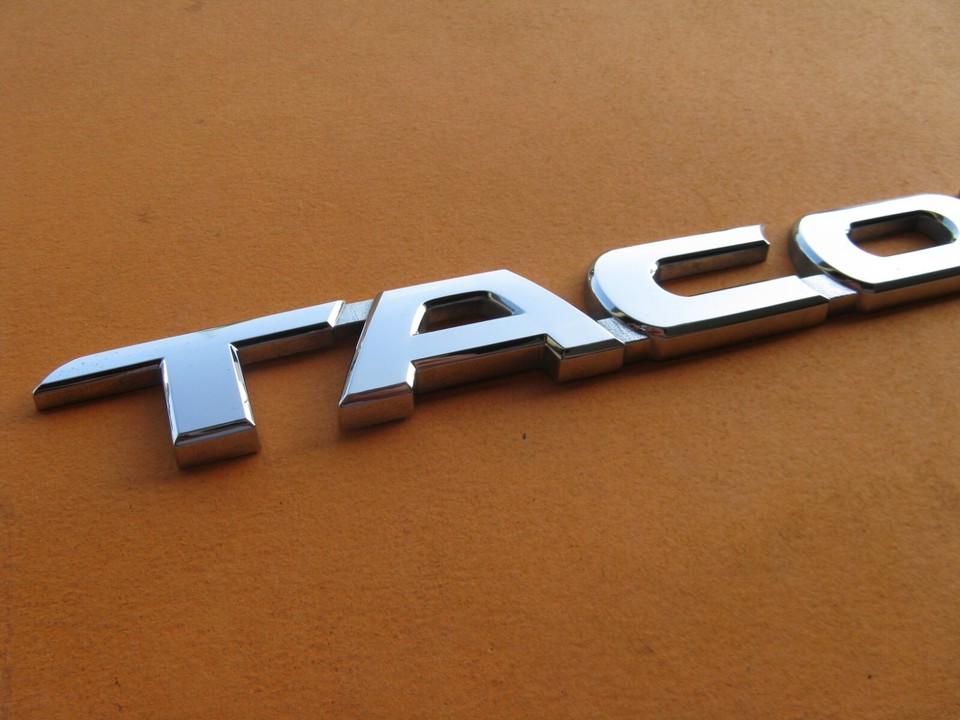 2005-2015 TOYOTA TACOMA SIDE DOOR REAR TAIL GATE EMBLEM LOGO BADGE ...