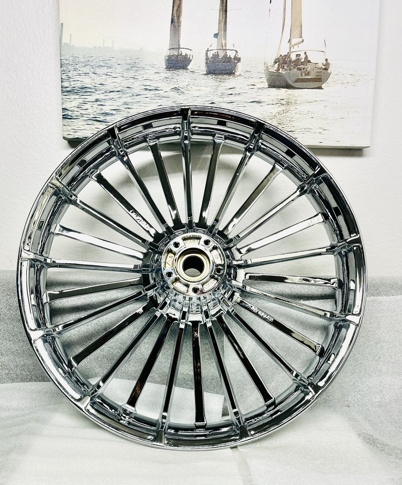 Harley 2023 -24 Breakout OEM Turbine II Wheels CUSTOM CHROME MAG RIMS ...