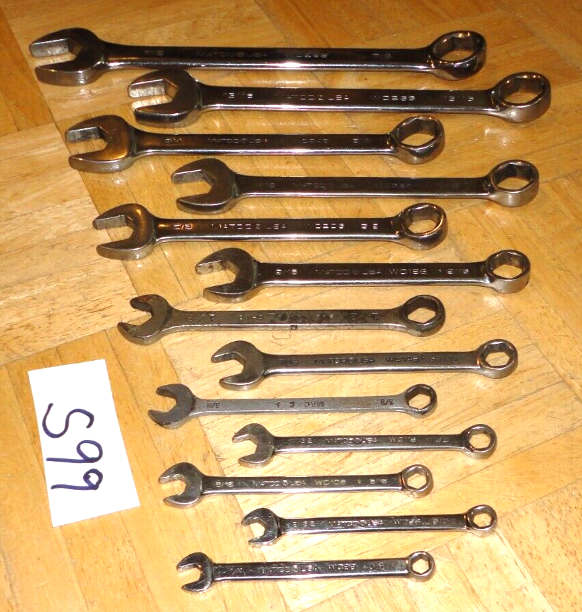 Matco Tools 13 Piece SAE Short Combination 6 Point Wrench Set 1/4 to 7/ ...