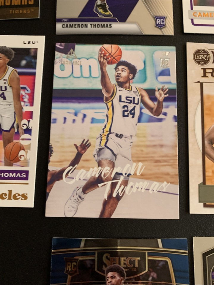 Cameron Thomas Lot Of 14 Different NBA Cards Nets, LSU | eBay