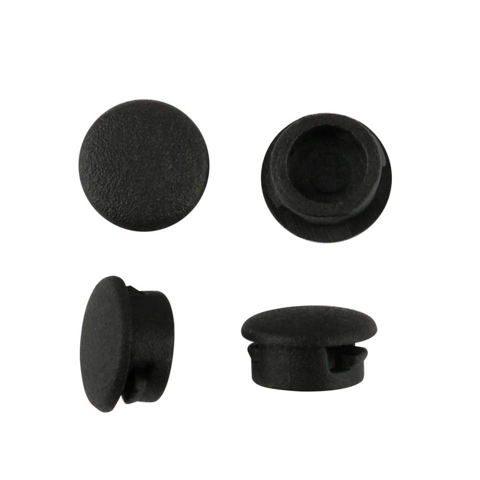 50 Pcs Plastic 8mm Dia Locking Type Tube Insert Caps Black | eBay