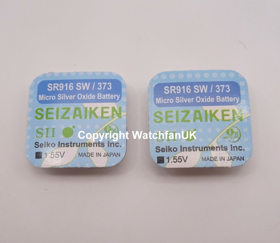 Seiko Made Silver Oxide Battery 373 SR916SW SR916 | eBay